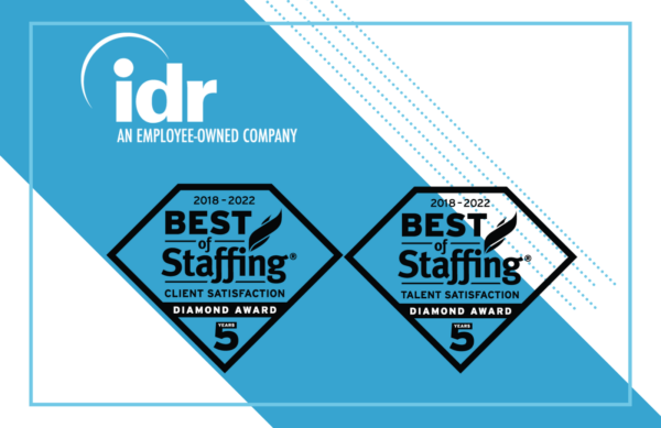 IDR Wins Clearly Rated’s 2022 Best of Staffing Client and Talent ...